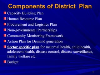 District health planning | PPT