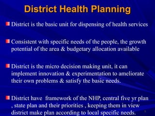 District health planning | PPT