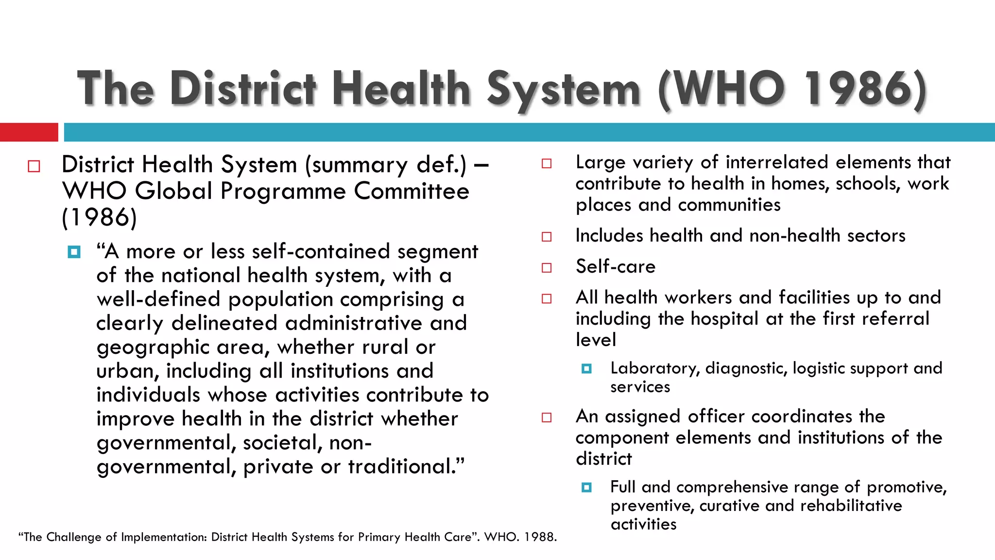 The District Health System in the Philippines | PDF