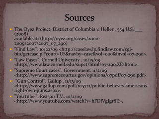 District of columbia v. Heller | PPTX