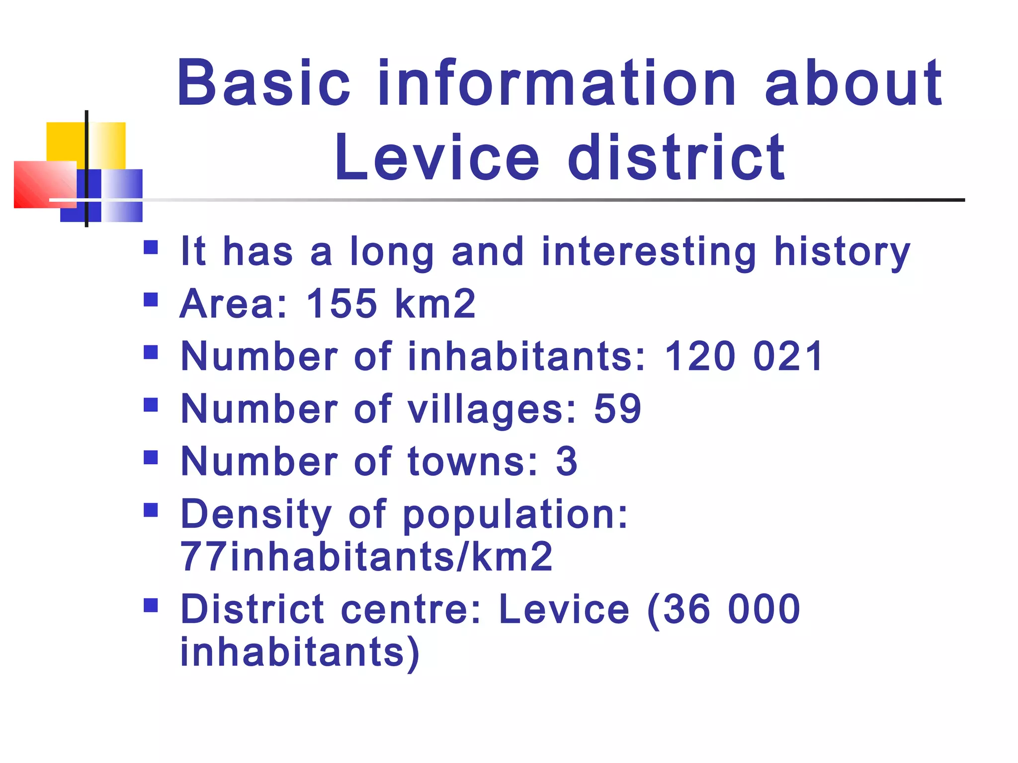 District of levice | PPT