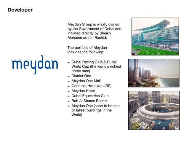 An Overview of District One Dubai | PDF