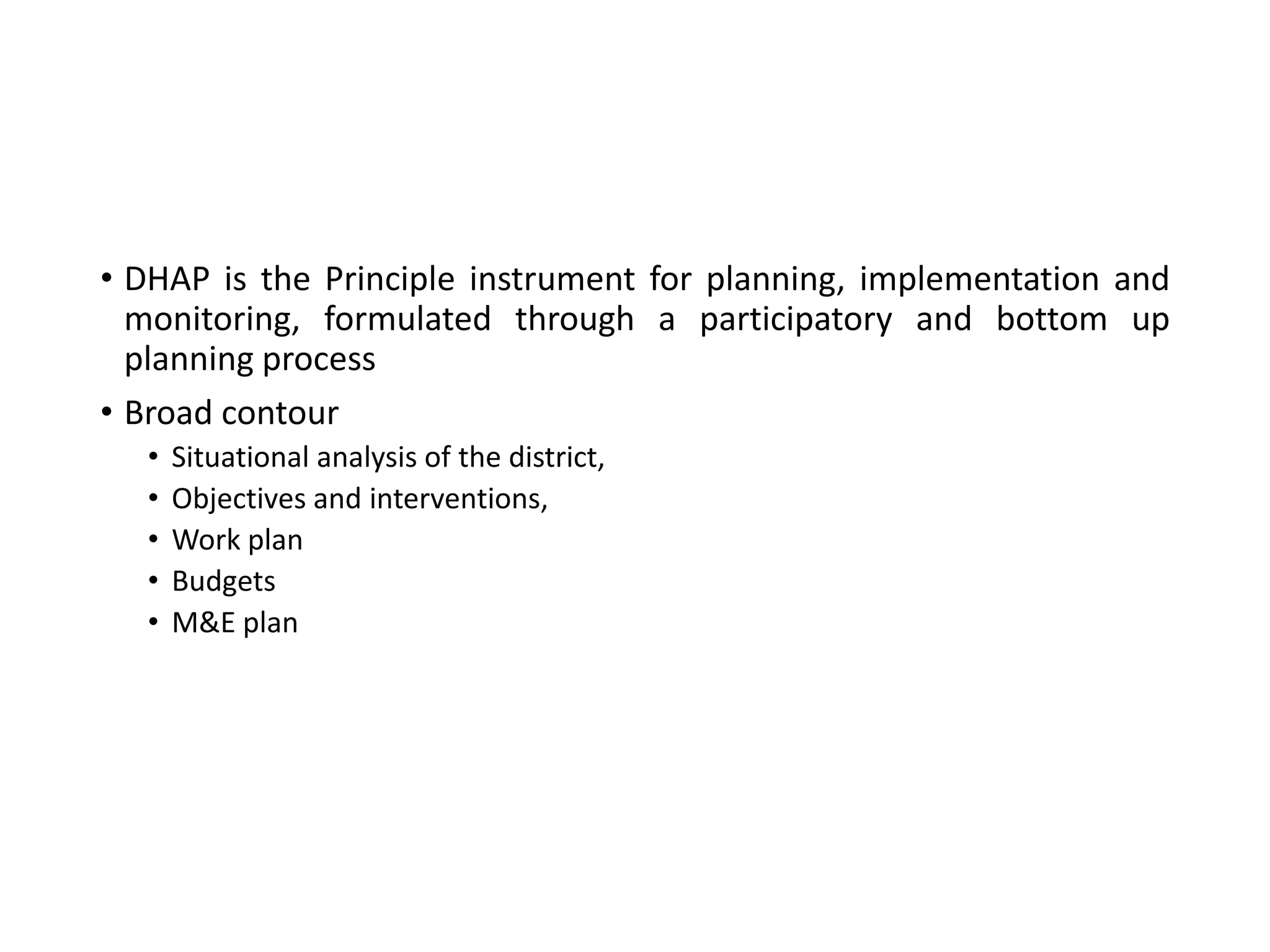 District and PHC level health planning | PPTX