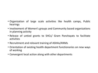 District and PHC level health planning | PPTX
