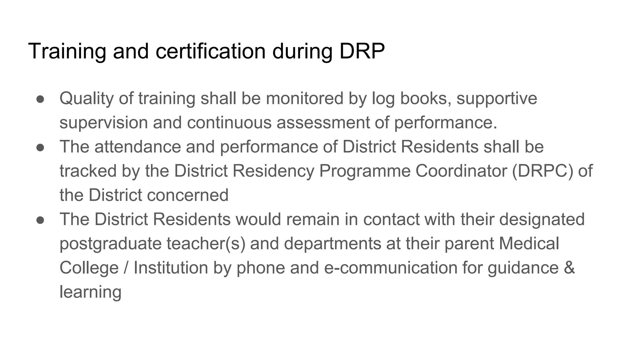 District Residency Programme (DRP) for PGs in India.pptx