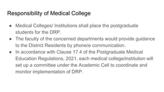 District Residency Programme (DRP) for PGs in India.pptx