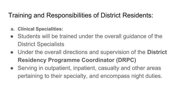 District Residency Programme (DRP) for PGs in India.pptx