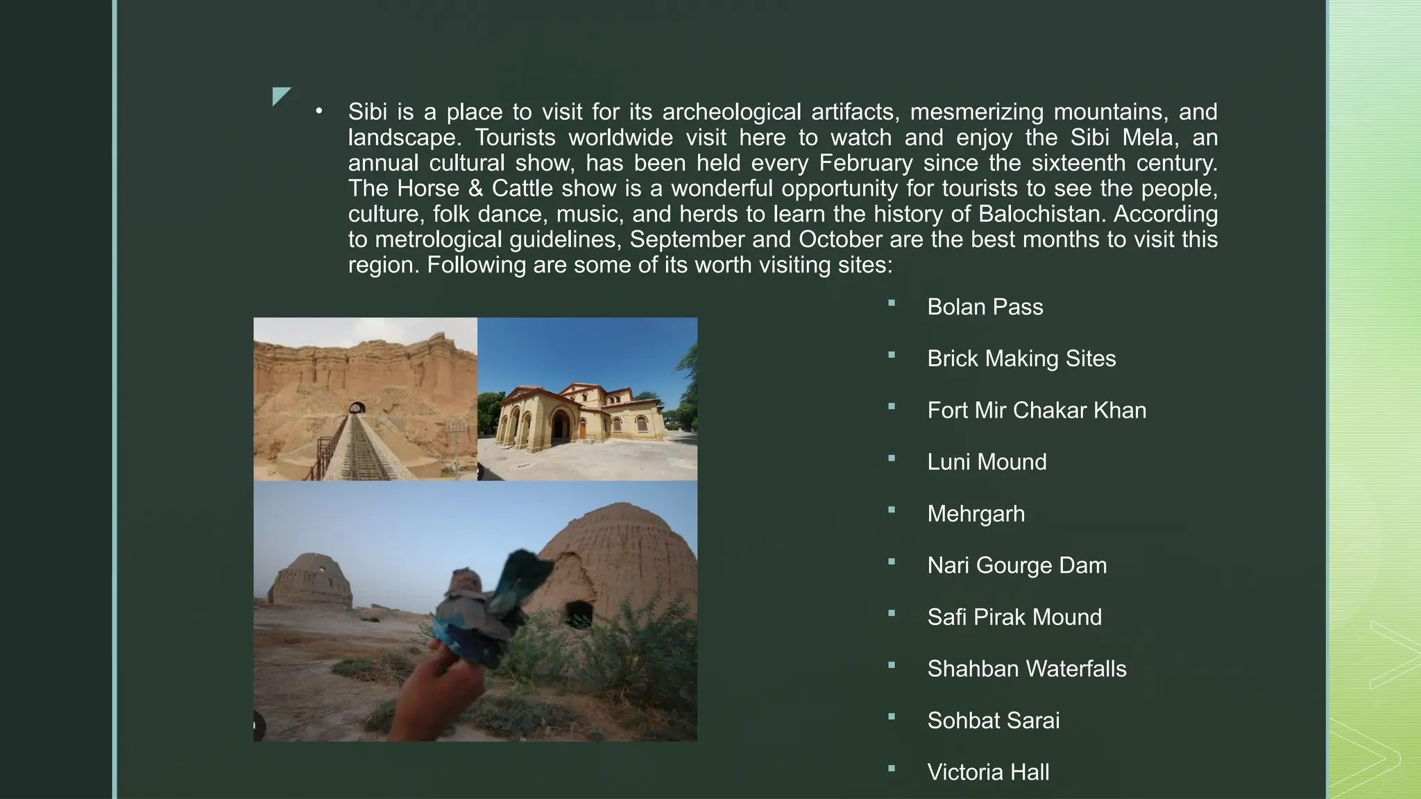 DISTRICT SIBI (its is unique and old place of Balochistan) | PPTX