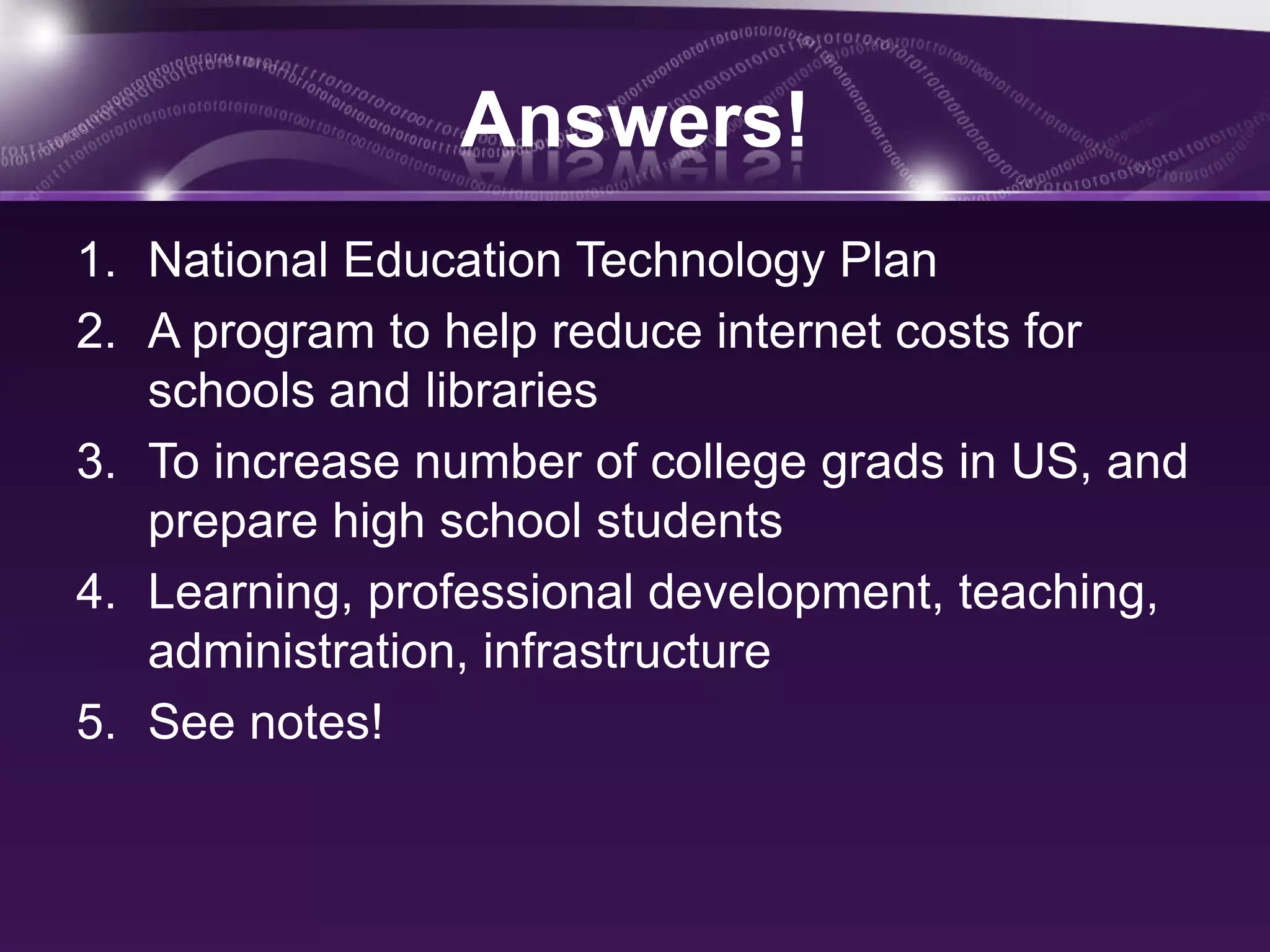District technology plan | PPTX
