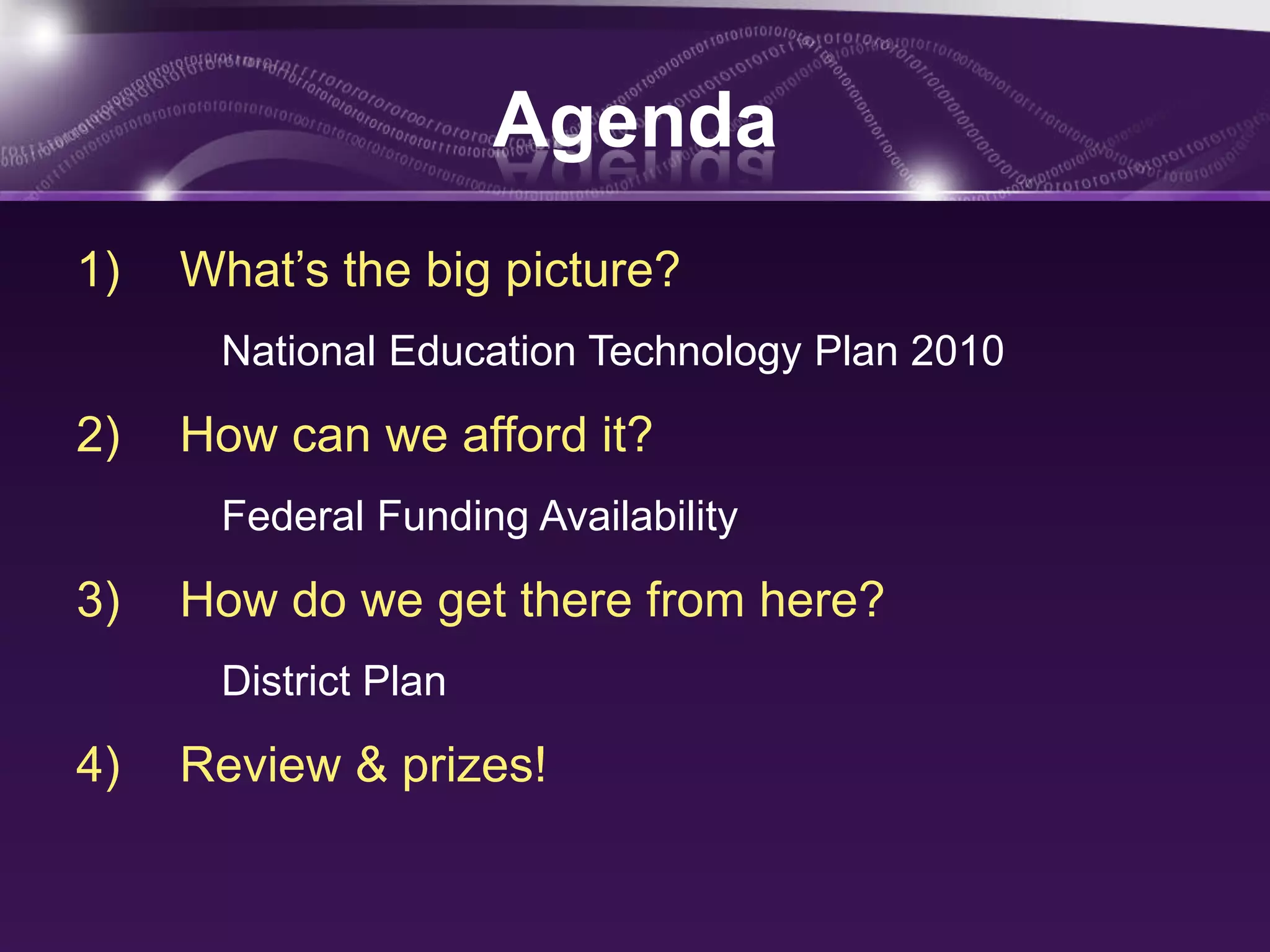 District technology plan | PPTX