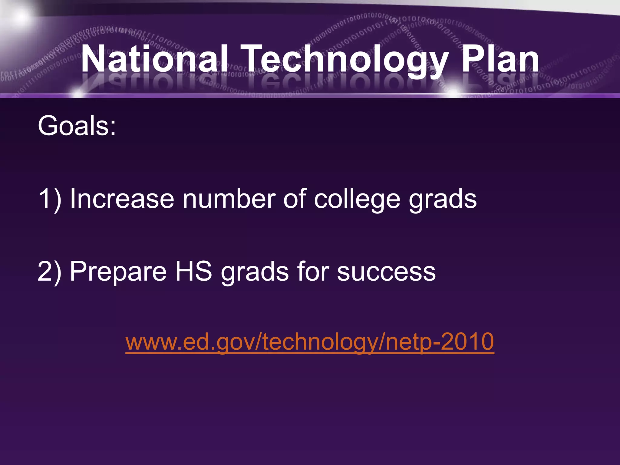 District technology plan | PPTX