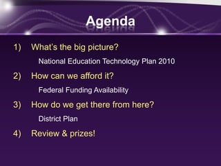 District technology plan | PPTX