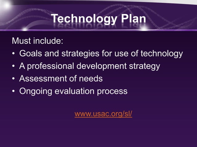 District technology plan | PPT