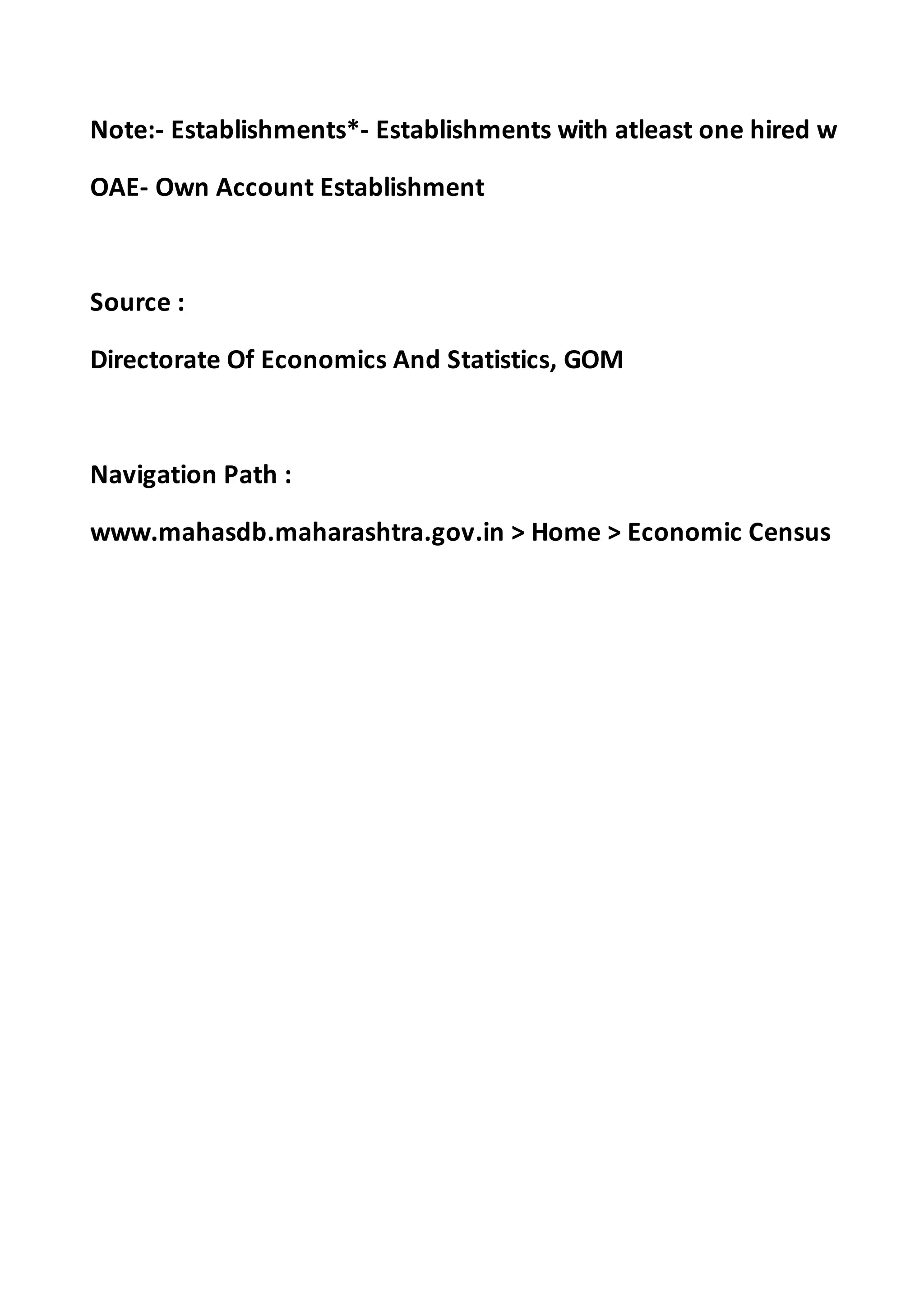 Forth Economic Census | PDF