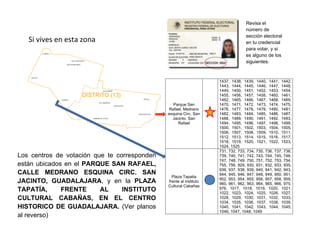 Distrito 13 Mapa seccional | PDF