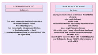 Distrofia miotonica | PPTX
