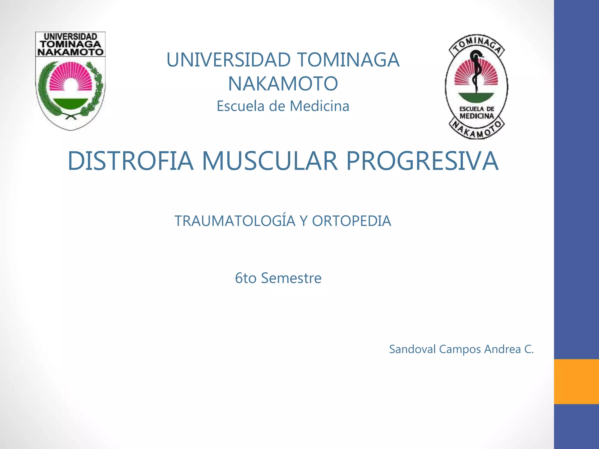 Distrofia muscular | PPTX