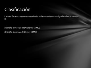 Distrofias musculares | PPT