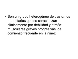 Distrofias musculares | PPT