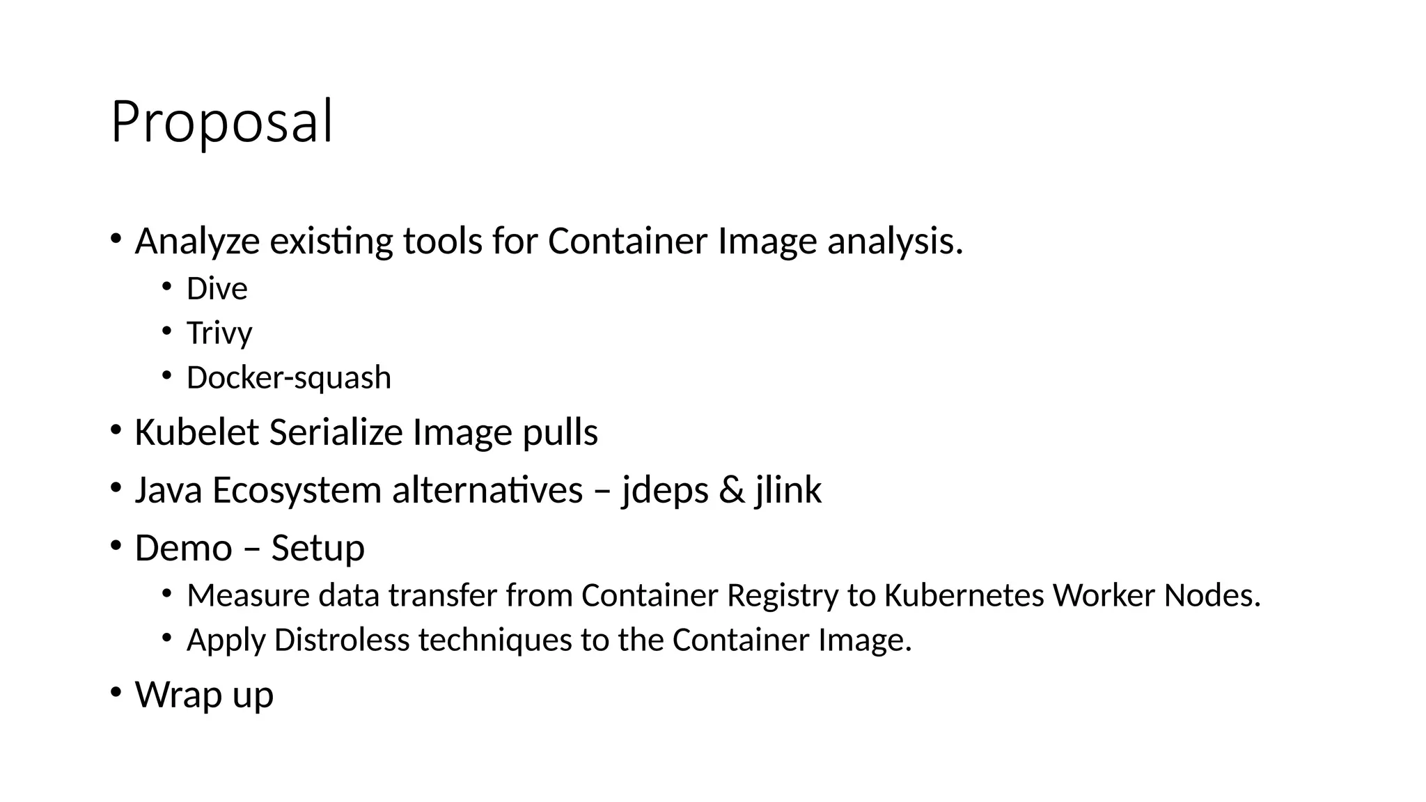Improving cold start with Distroless techniques | PPTX