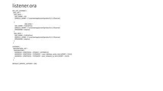 Distrubuted database connection with oracle | PPT