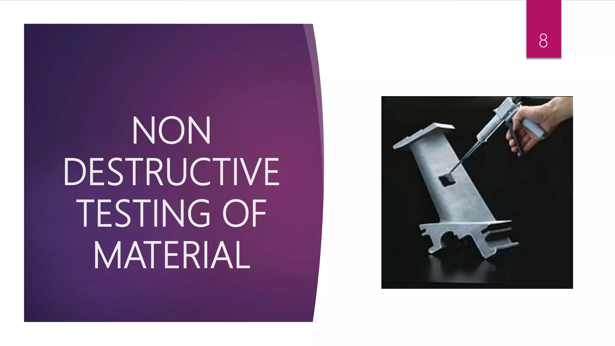 Destructive & Non Destructive Testing Of Materials | PPTX