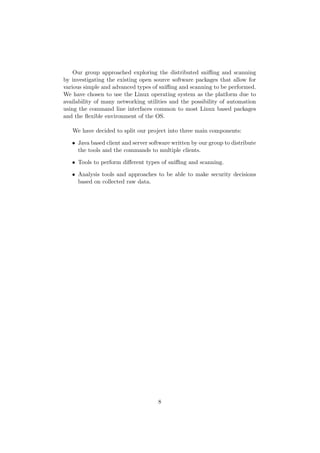 Dist sniffing & scanning project | PDF | Computer Networking | Computing
