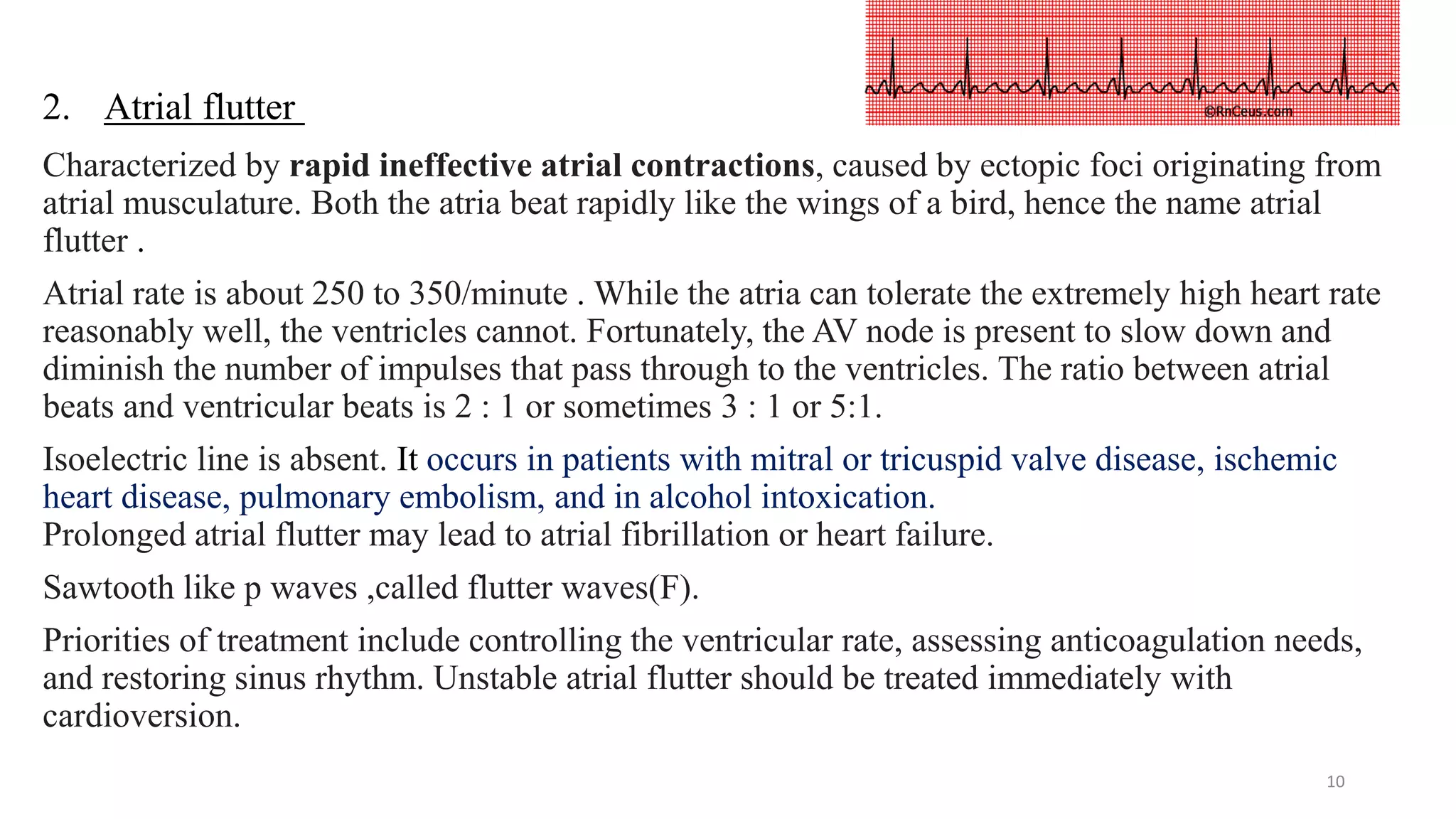 Disturbance of heart rhythm | PPTX