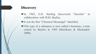 DISTURBANCES IN SECRETIN HORMONE Secretin | PPT