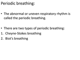 Disturbances of respiration 2 | PPT