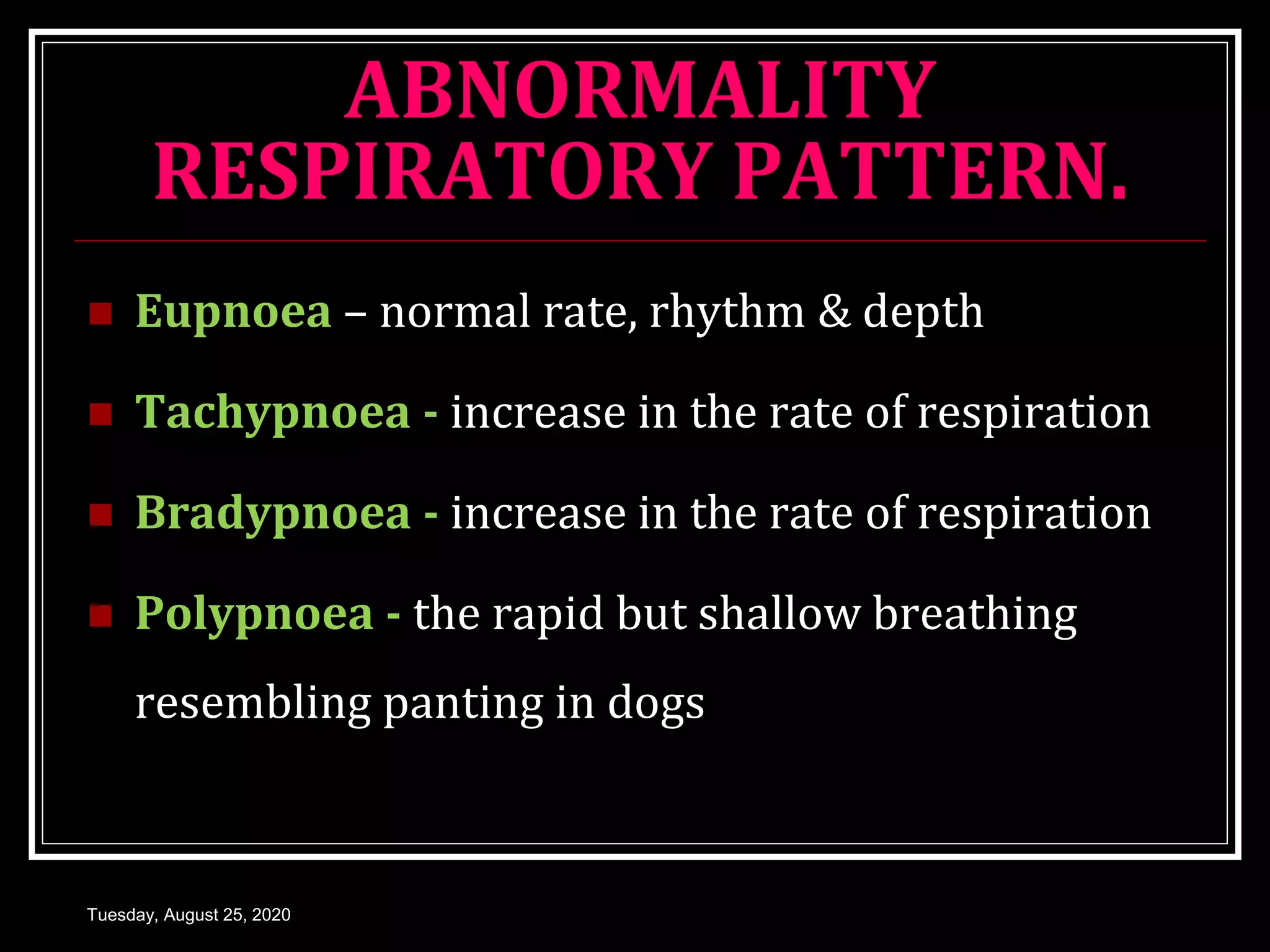 Disturbances of respiration | PPT