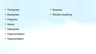 Disturbances of Respiration and few.pptx