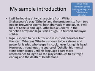 Disturbed characters – making the links | PPTX