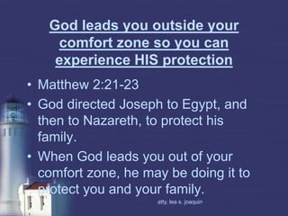 Disturbing your comfort zones! | PPTX
