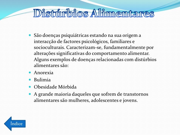 Disturbios alimentares