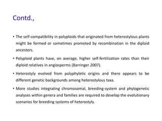 Distyly- Genetics of Distyly in plants | PPTX