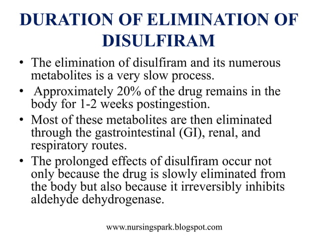 Disulfiram ethanol reaction | PPTX