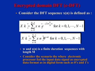 DIT-Radix-2-FFT in SPED | PPT