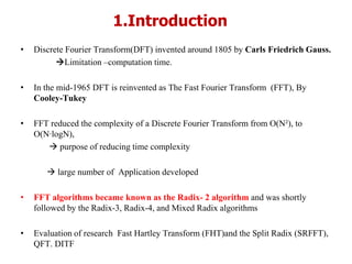 DIT-Radix-2-FFT in SPED | PPT