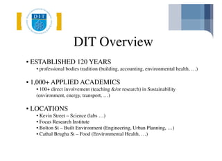 Dublin Institute of Technology: Overview | PDF