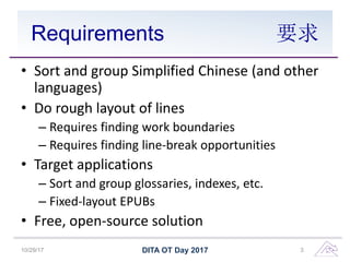 Locale-Aware Sorting and Text Handling in the Open Toolkit | PPTX