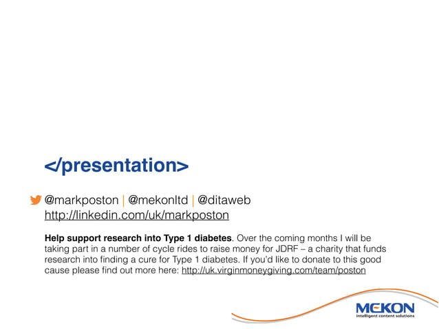 Improving the mobile learning experience using DITA | PPT | Free Download