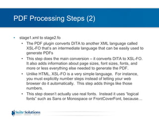 Dita ot pipeline webinar | PPTX | Programming Languages | Computing