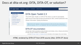 DITA versus DITA-OT | PDF | Web Development | Internet