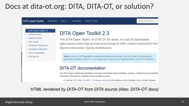 DITA versus DITA-OT | PDF | Web Development | Internet