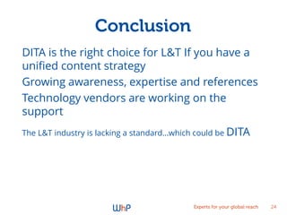 DITA and e-Learning | PPT