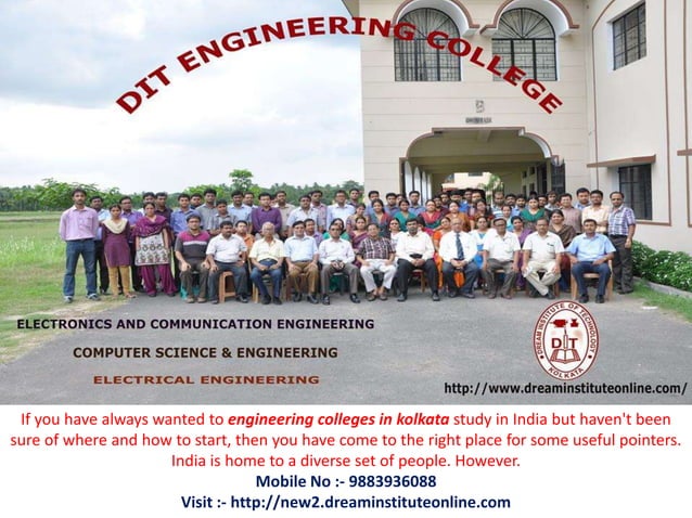 Dit admissions in engineering college kolkata | PPT | Free Download