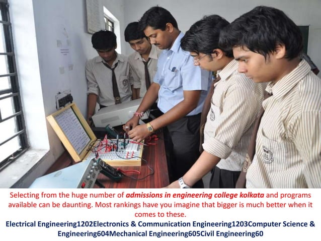 Dit admissions in engineering college kolkata | PPT | Free Download