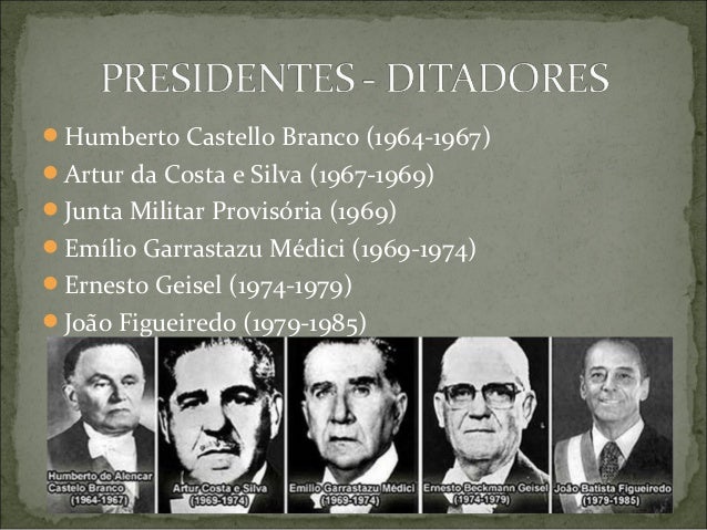 Ditadura militar brasileira (1964 1985)
