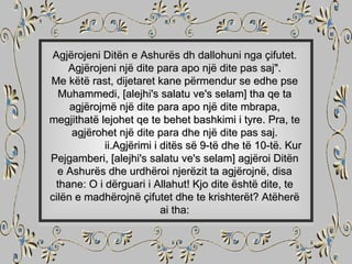 Dita E Ashures | PPS